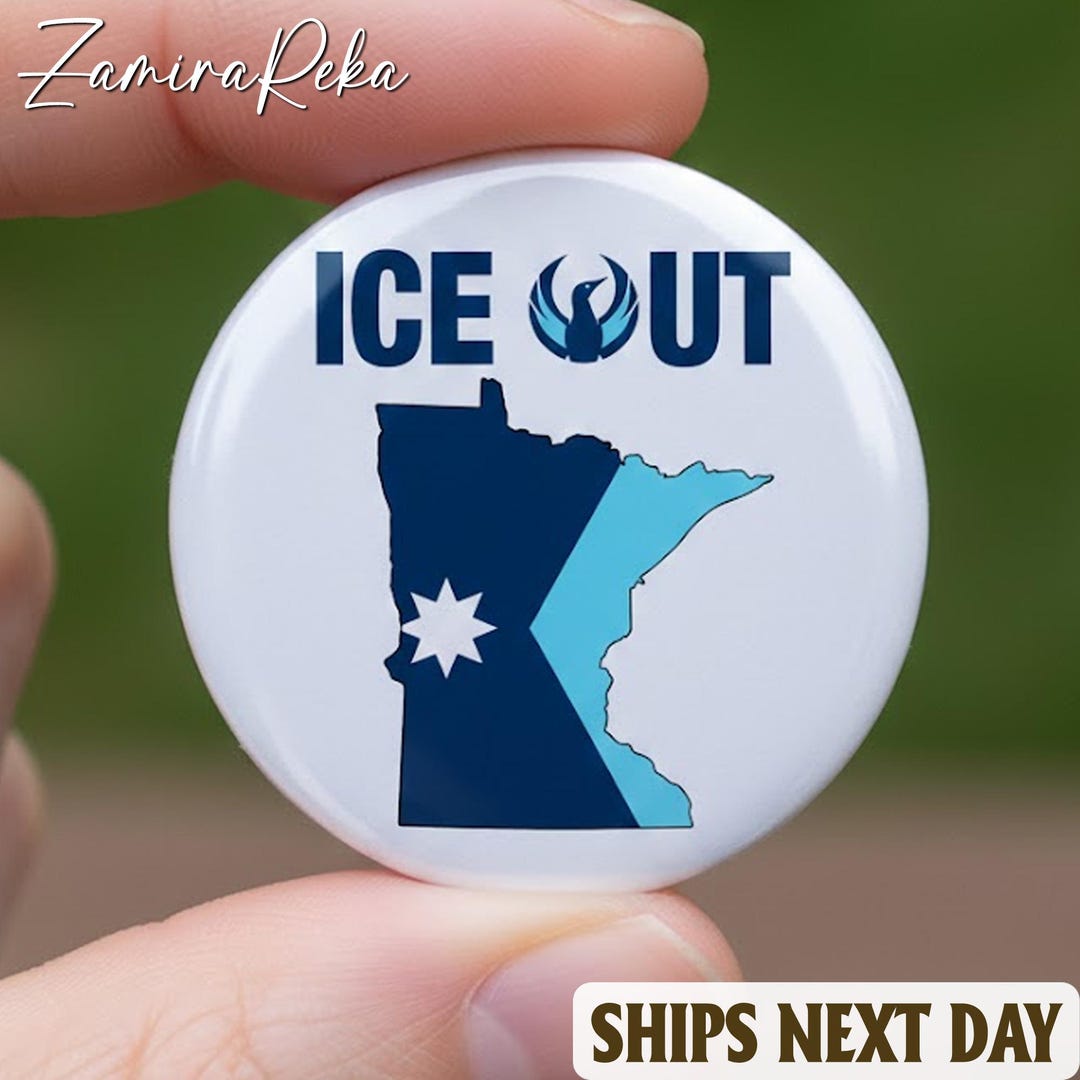Abolish ICE Pin Button: ICE Out, Immigration Rights Pin, Immigrant ...
