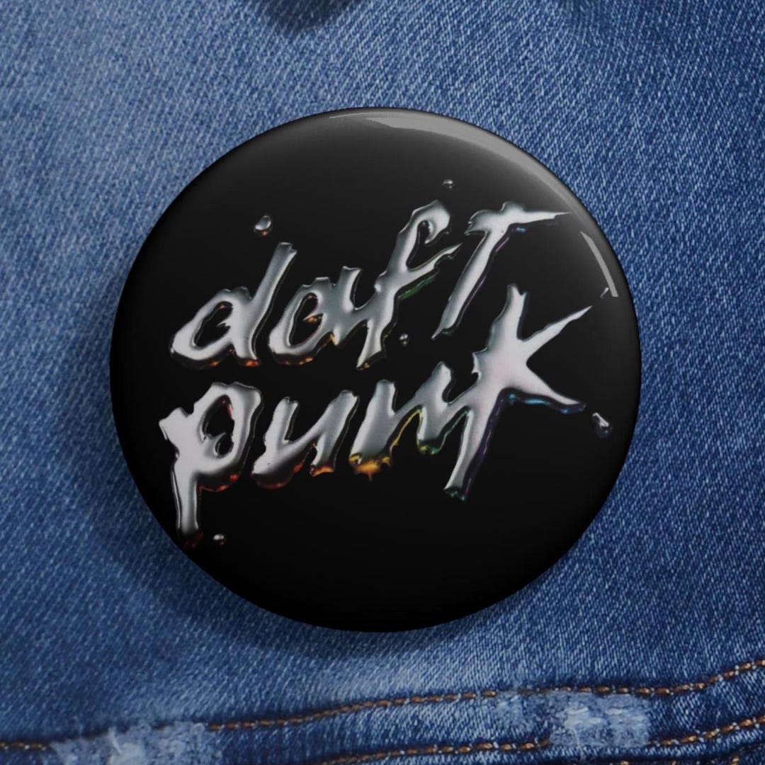 Daft Punk Pin Button, Punk Forever Pins Punk Rock Revival Punk Buttons ...