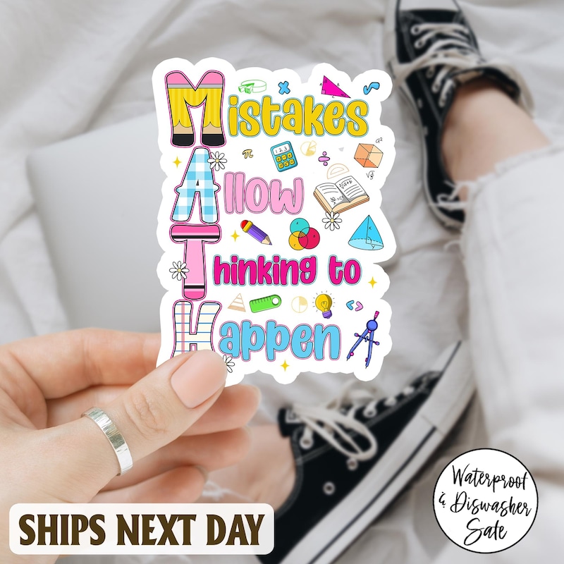 Math Stickers - Etsy