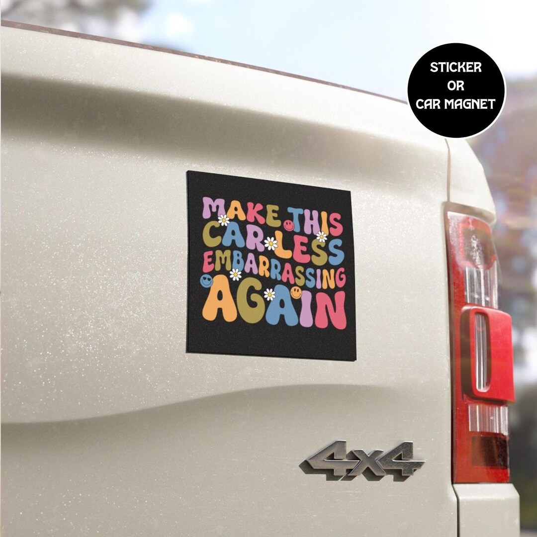 Make This Car Less Embarrassing Again Car Magnet/sticker, Anti Elon ...