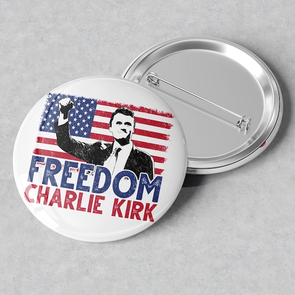 Charlie Kirk Lapel Pin - Etsy