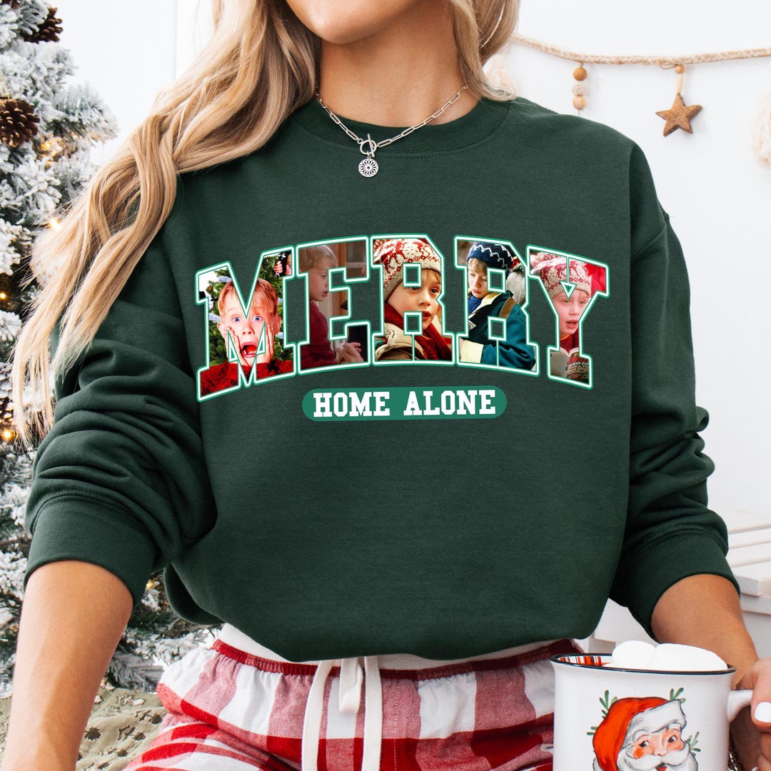 Merry Christmas Home Alone Png, Christmas Movie Png, Retro Christmas ...