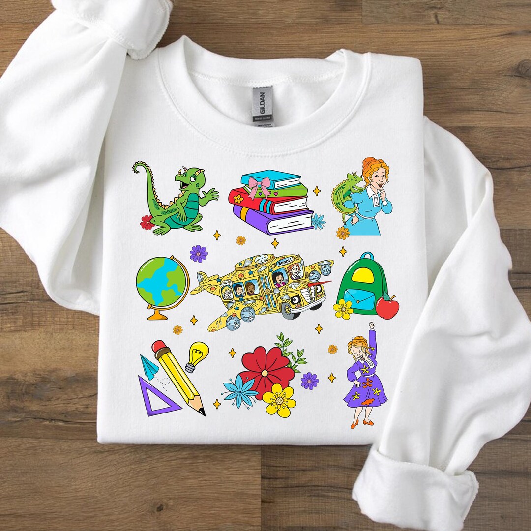 Teacher the Magic School Bus Shirt, Magic School Bus, Back to School ...