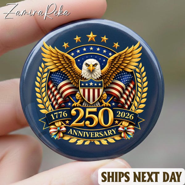 250th Anniversary Pin - Etsy