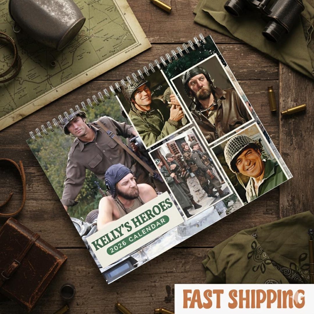 2026 Vintage Military Calendar, WWII Inspired Art Calendar, Retro War ...