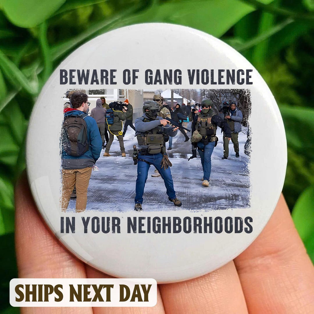 Defund ICE Murderers FDT Due Process Pin Button, Anti-ice Activist Pin ...