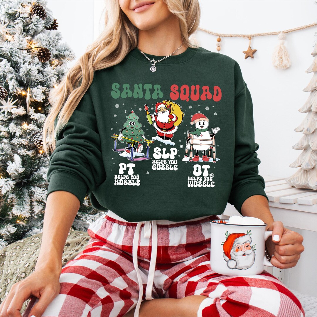 Santa Squad Slp OT Pt Png, Christmas Vibe Png, Slp OT PT Team Png ...