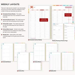 RAINBOW Premium Digital Planner Bundle Whole Shop iPad PDF Annotation ...