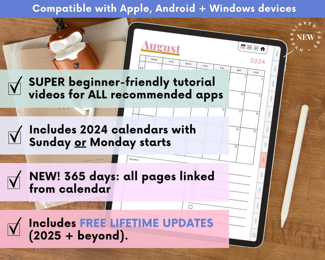 ADHD Digital Planner by a Fellow Adhder for Ipad, Goodnotes & Android ...