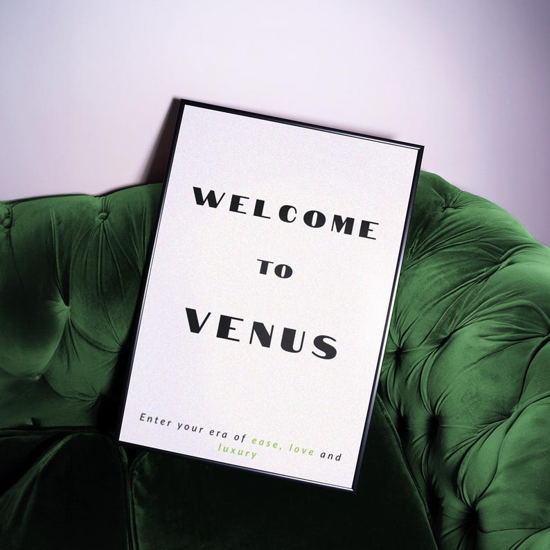 Divine Feminine Wall Art Print Set 2 Pack Cream Blush | Venus ...
