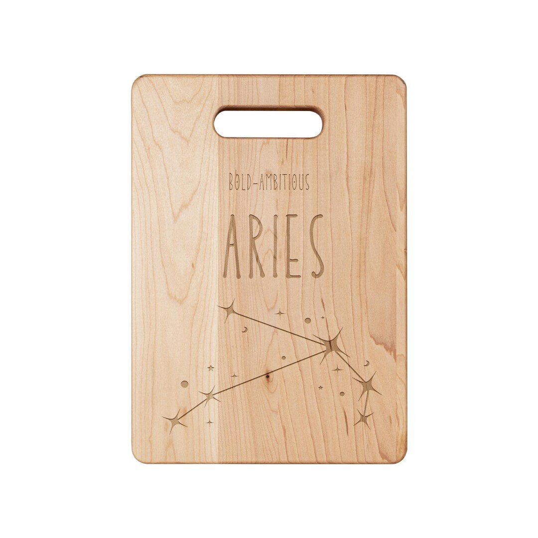 Zodiac Sign Aries Cutting Board - Etsy