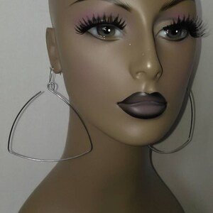 Unique Triangle Shape Wire Earrings, Womens Earrings, Ladies Earrings ...