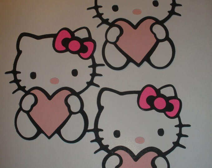 Hello Kitty With Heart Cricut Cartridge Layer Die Cuts Hello - Etsy
