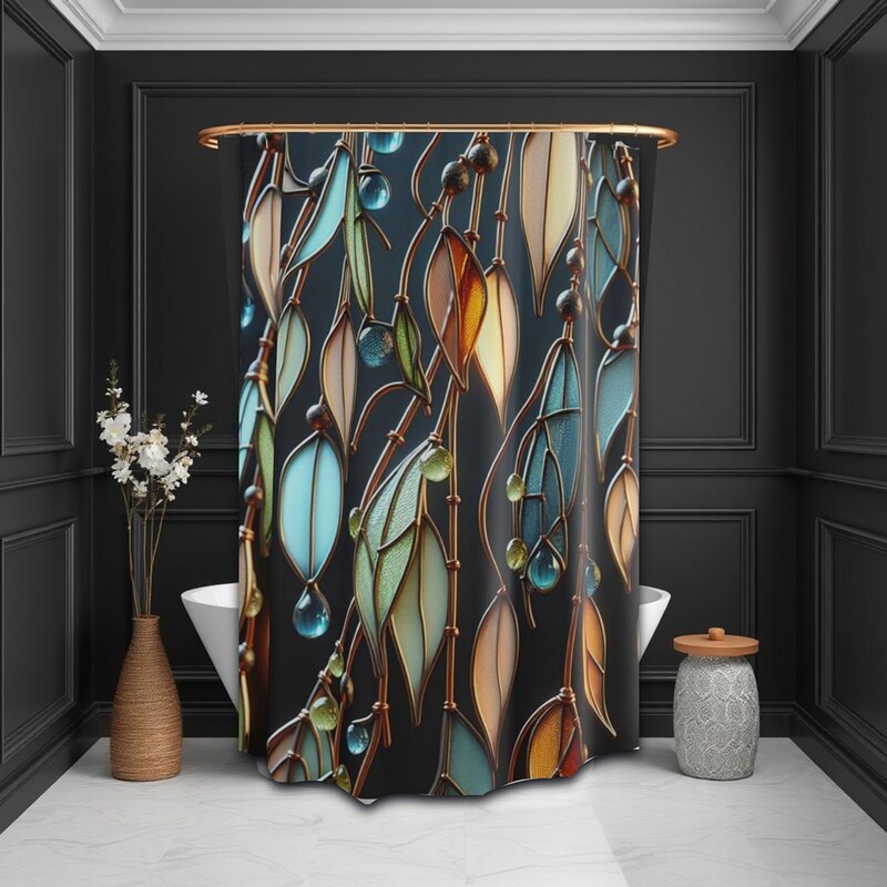 Fabric Shower Curtain - Etsy