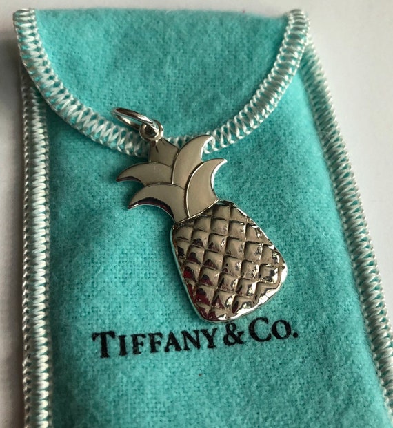 Vintage Tiffany & Co Pineapple Sterling 925 Pendant/ Keyring Vintage Tiffany & Co Pineapple Sterling 925 Pendant/ Keyring