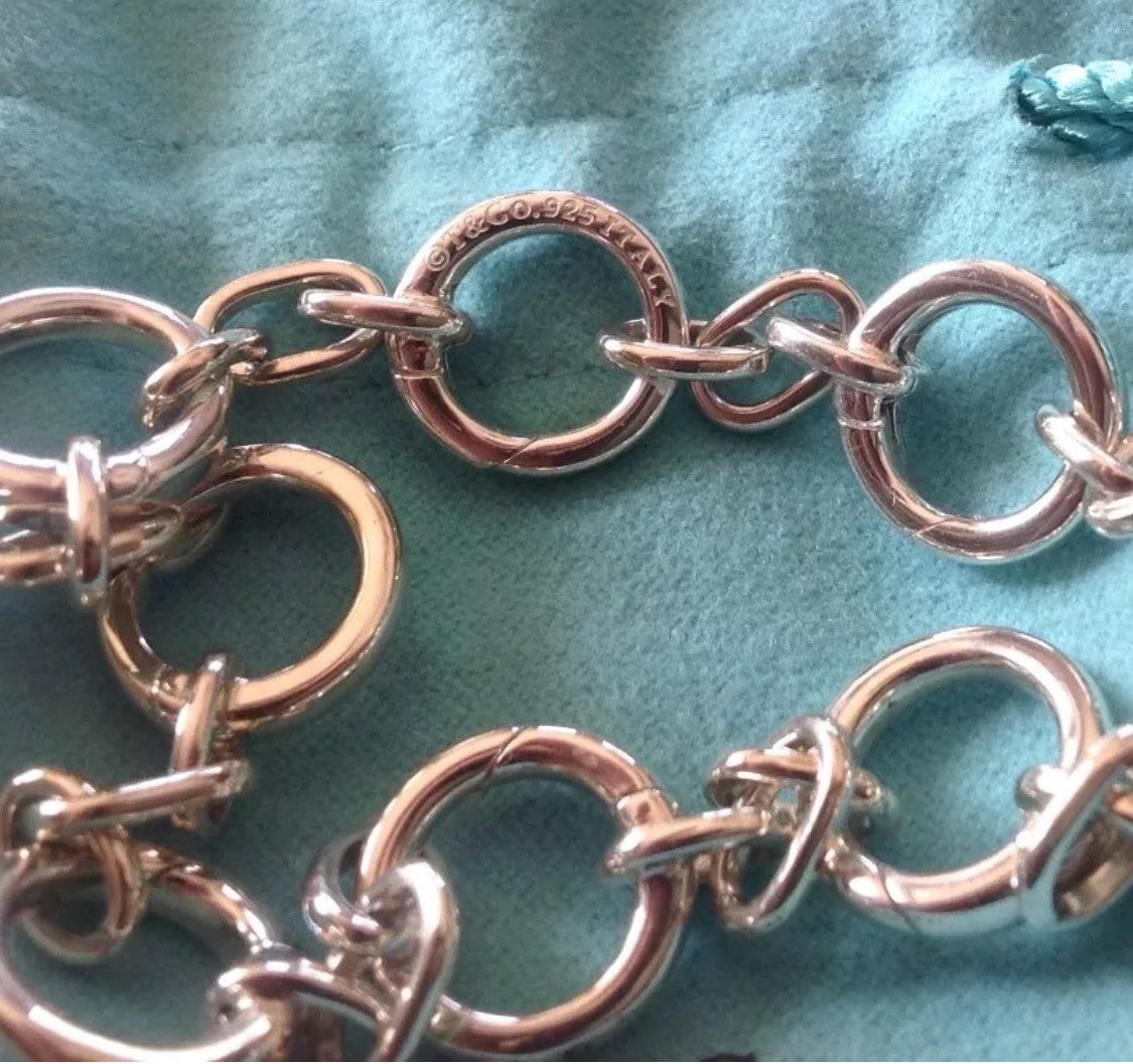 Tiffany & Co Retired Round Clasping Links (1) - Etsy