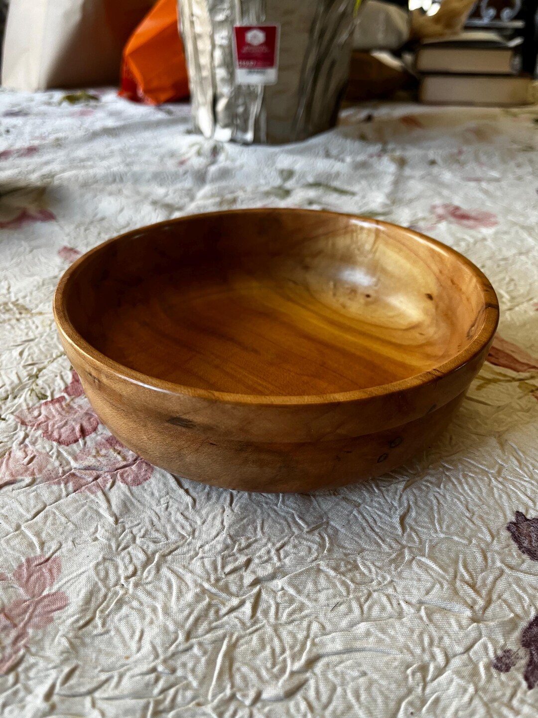 7 Inch Hand Turned Birds Eye Maple Bowl - Etsy