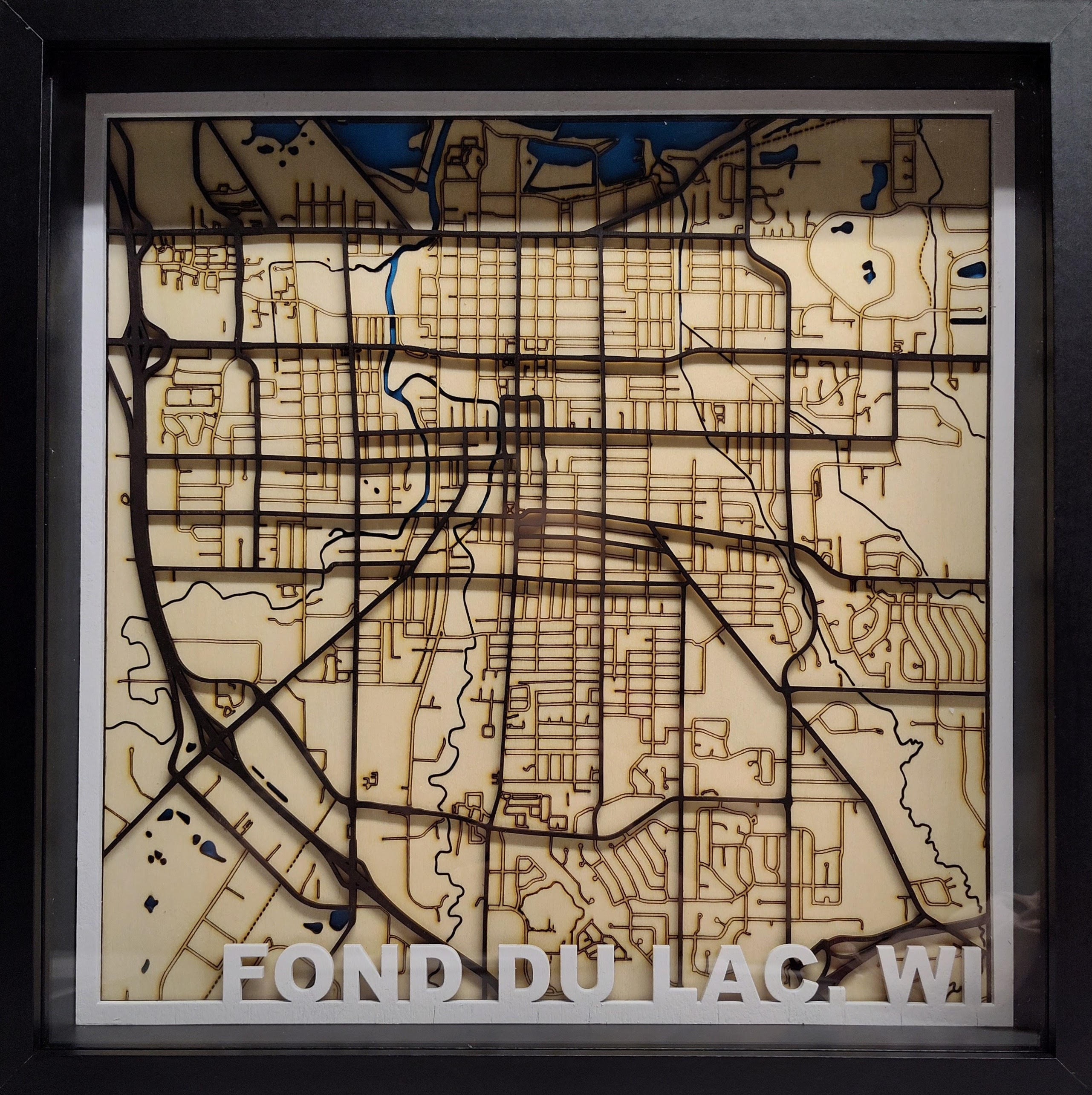 Custom Laser Cut Map, 3d Maps of Any City - Etsy