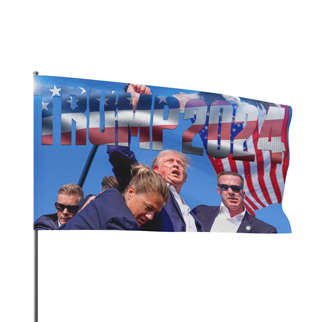 Donald Trump 2024 Rally Flag - Etsy