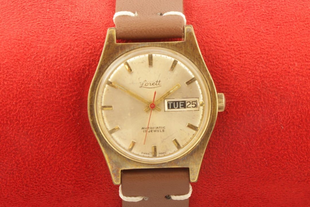 Vintage Antque Lorett Swiss Mens Automatic Working Wrist Watch All ...