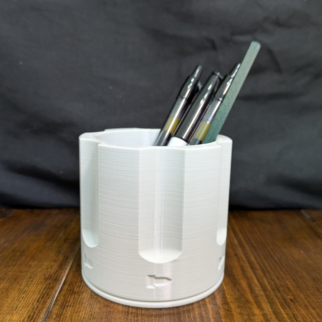 Revolver Desk Pen Cup Office Decor - Etsy