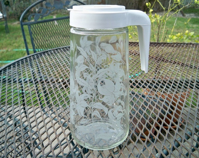 Vintage Tang Drink Pitcher Pressed Glass Juice Container - Etsy