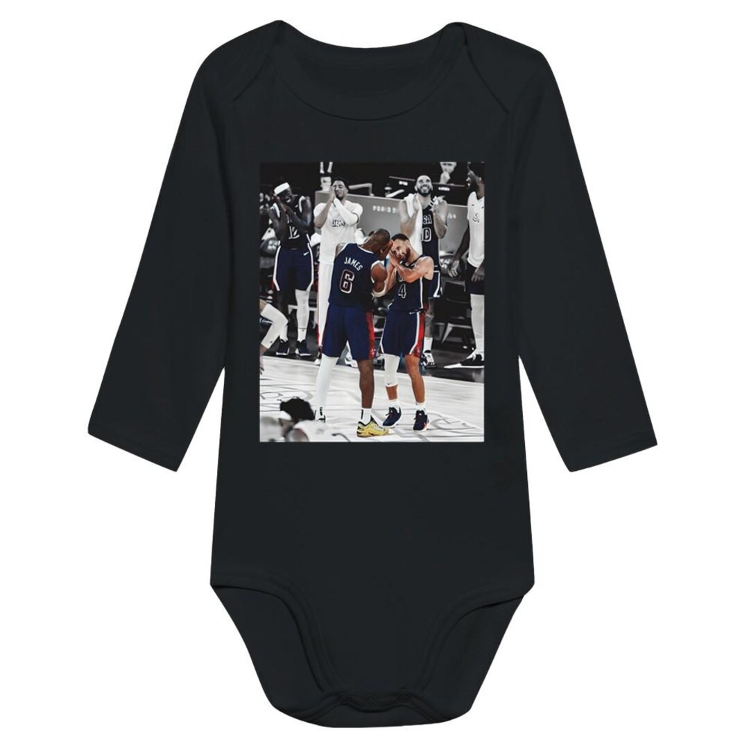 NBA Team USA Baby Bodysuit Lebron James & Steph Curry Celebration - Etsy