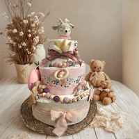 Windelkiste mit Name - personalisierte DIY Windeltorte zum selbst ...