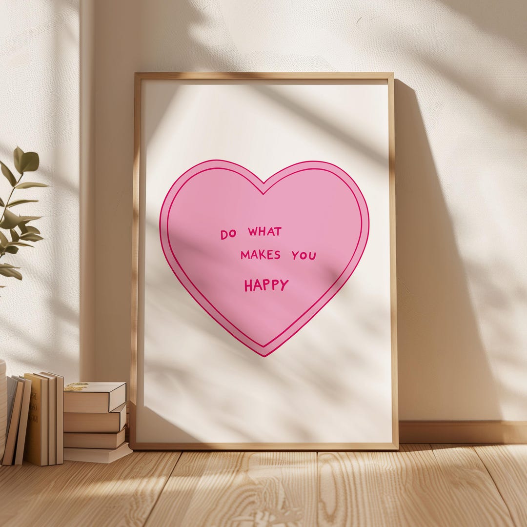 School Counselor Office Poster Therapist Do What Makes You Happy ...