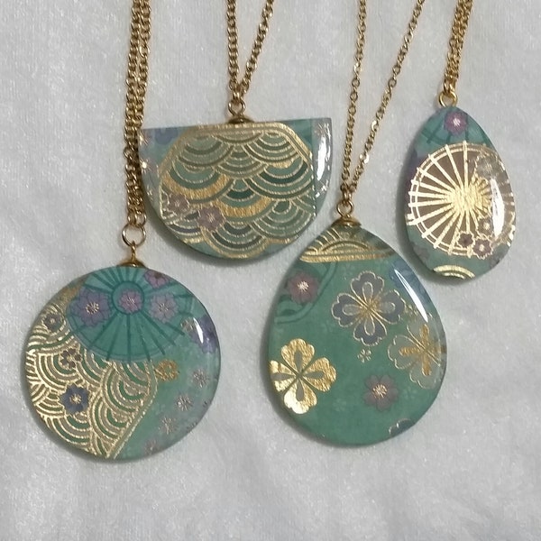 Resin Pendant - Etsy