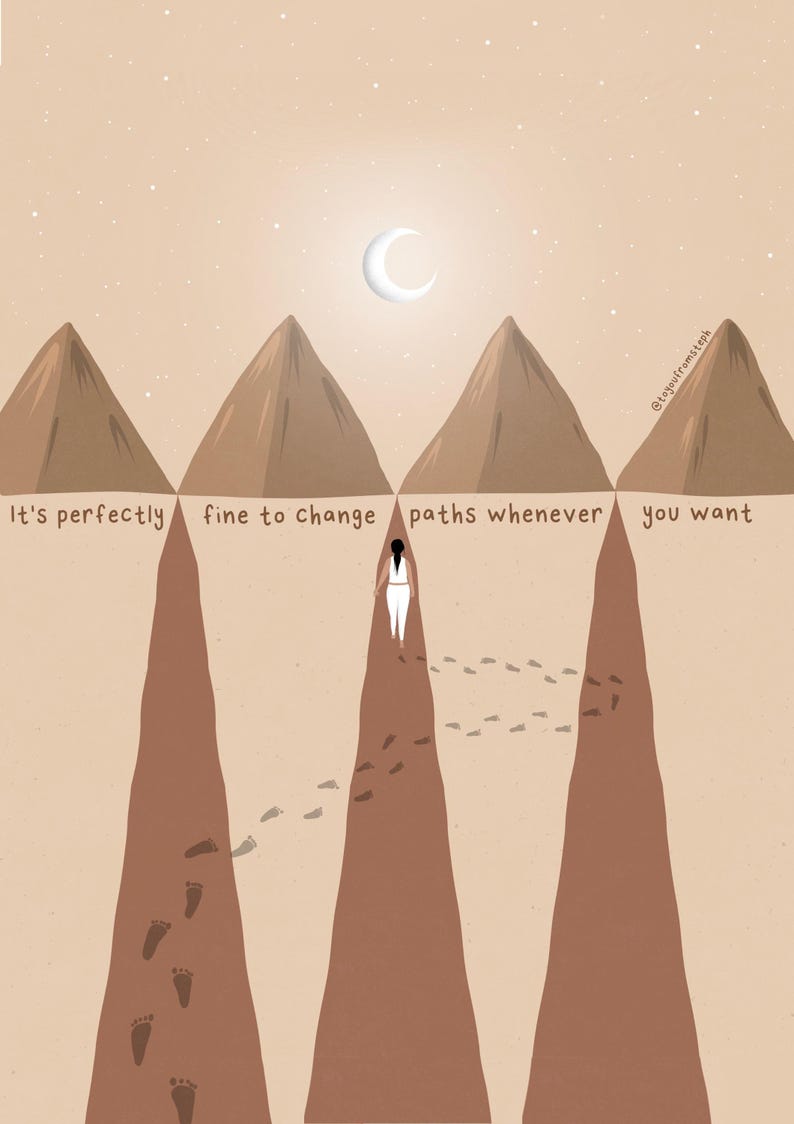Change Paths - Art Print - Etsy