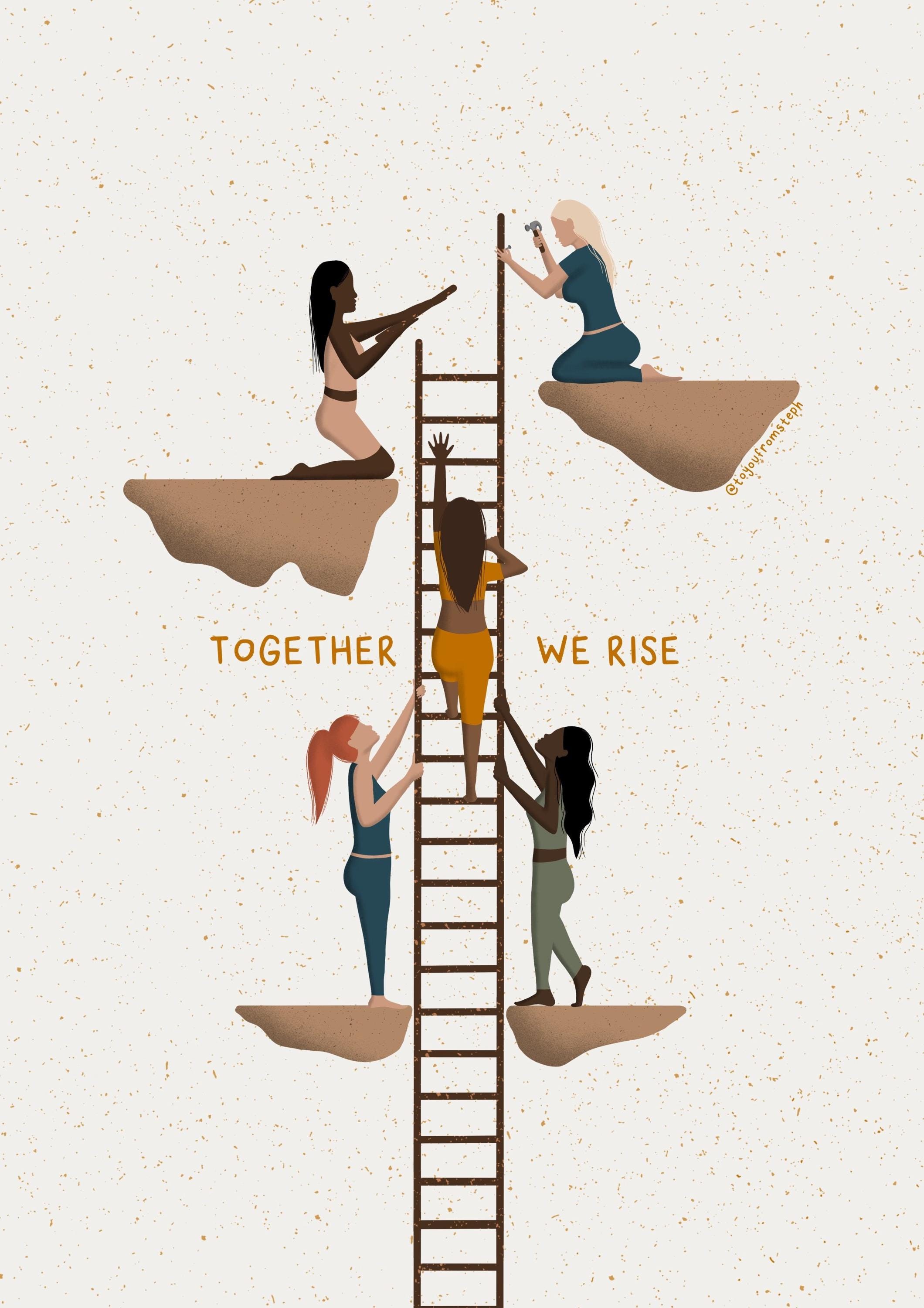 Together Art Print - Etsy