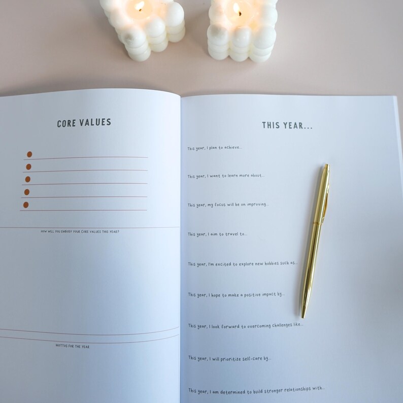 Pre-order 2024 and 2025 Self-reflection and Goal Setting Workbook ...