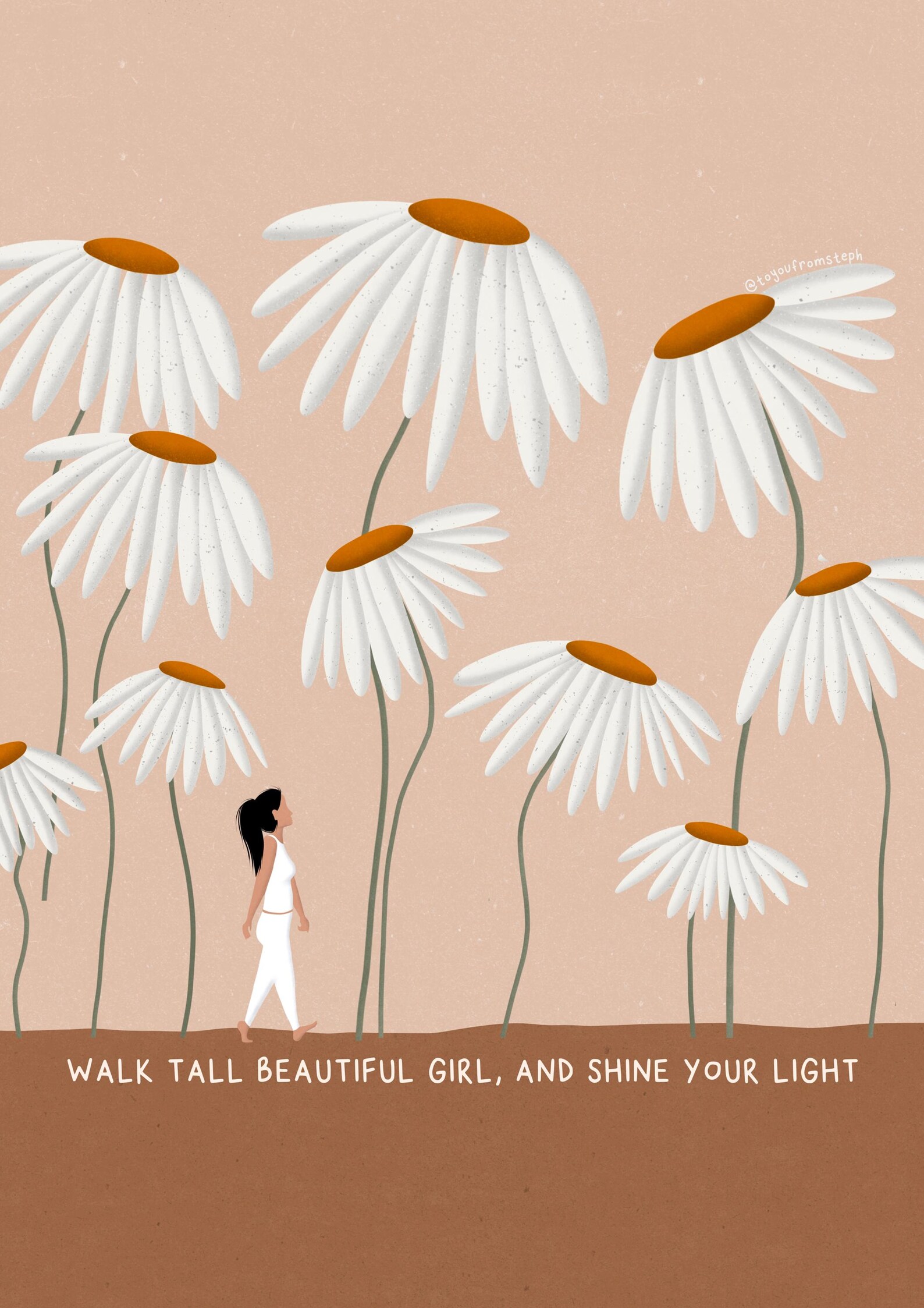 Walk Tall Art Print - Etsy