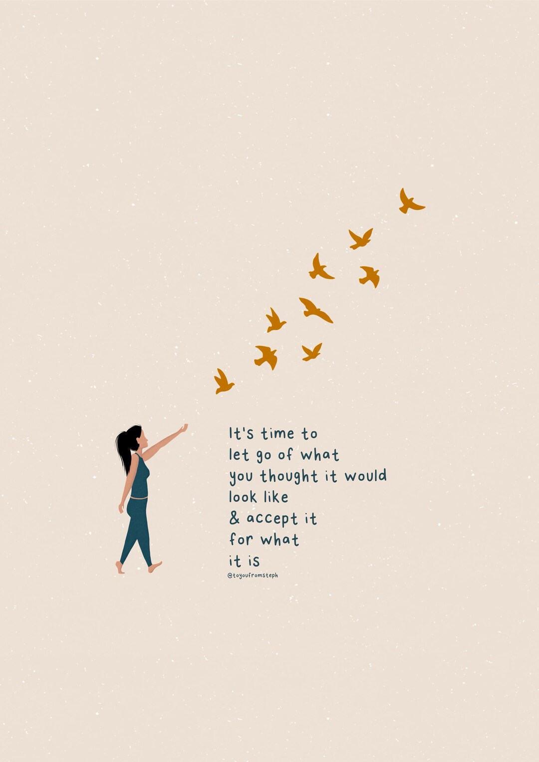 Accept It Art Print - Etsy