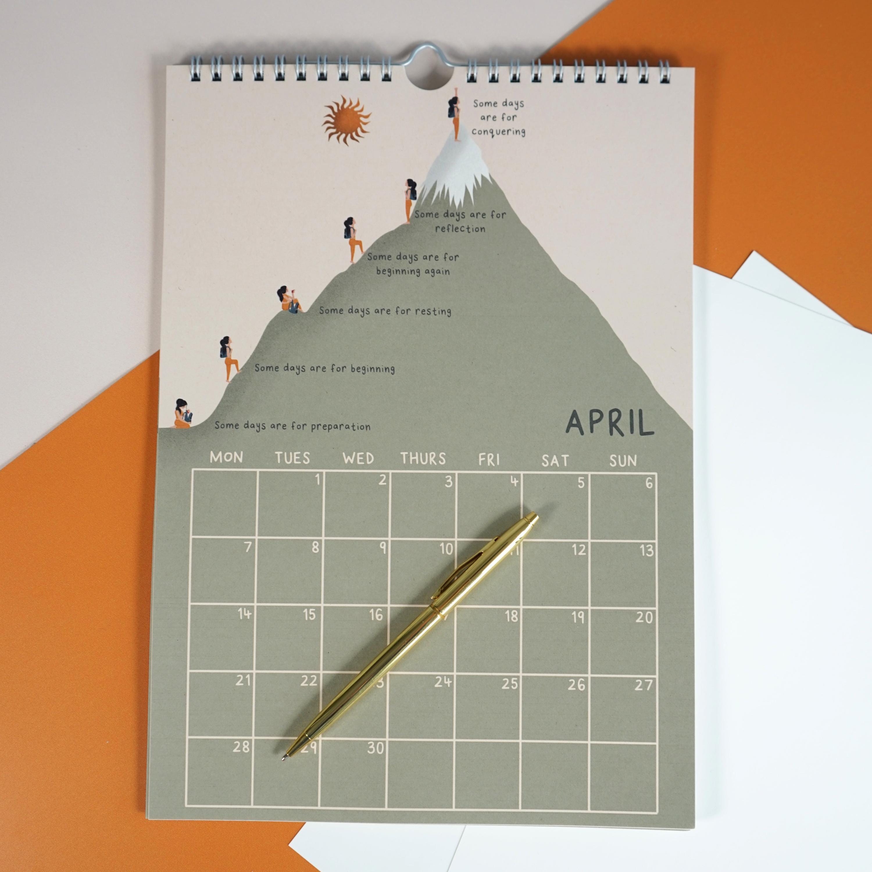 Rise | 2025 Illustrated Wall Calendar | Inspirational Art for Women ...