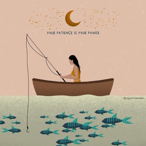 Patience - Art Print - Etsy