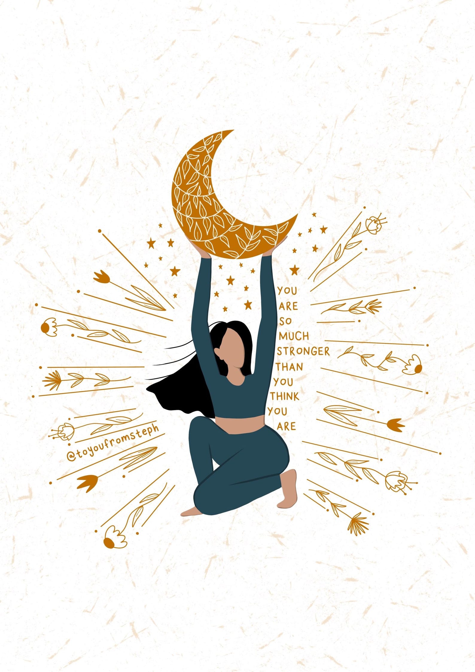 You Are Stronger Art Print - Etsy