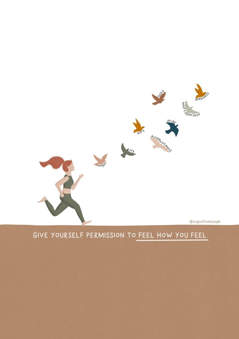 Feel How You Feel Art Print - Etsy