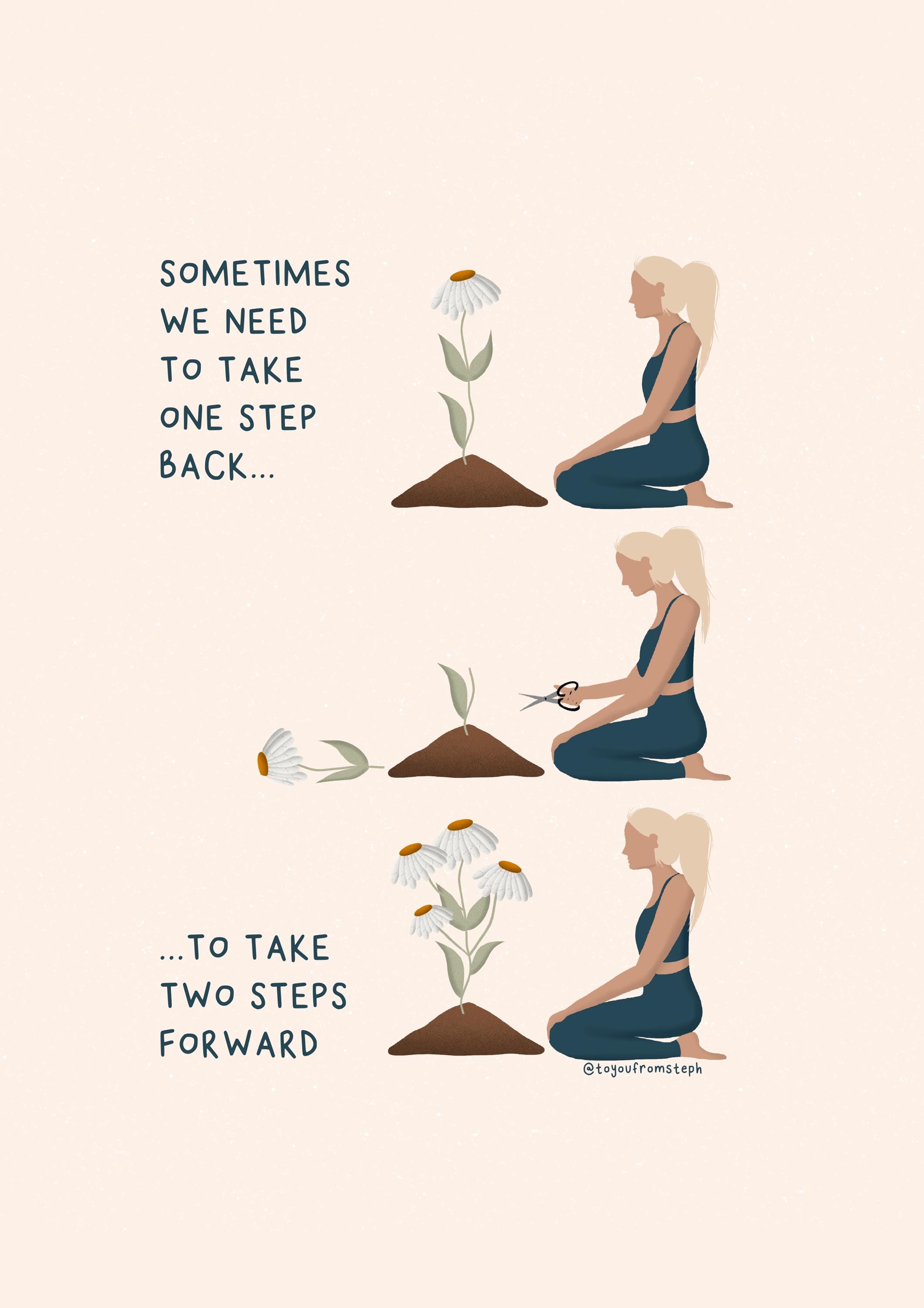 Two Steps Forward Art Print - Etsy