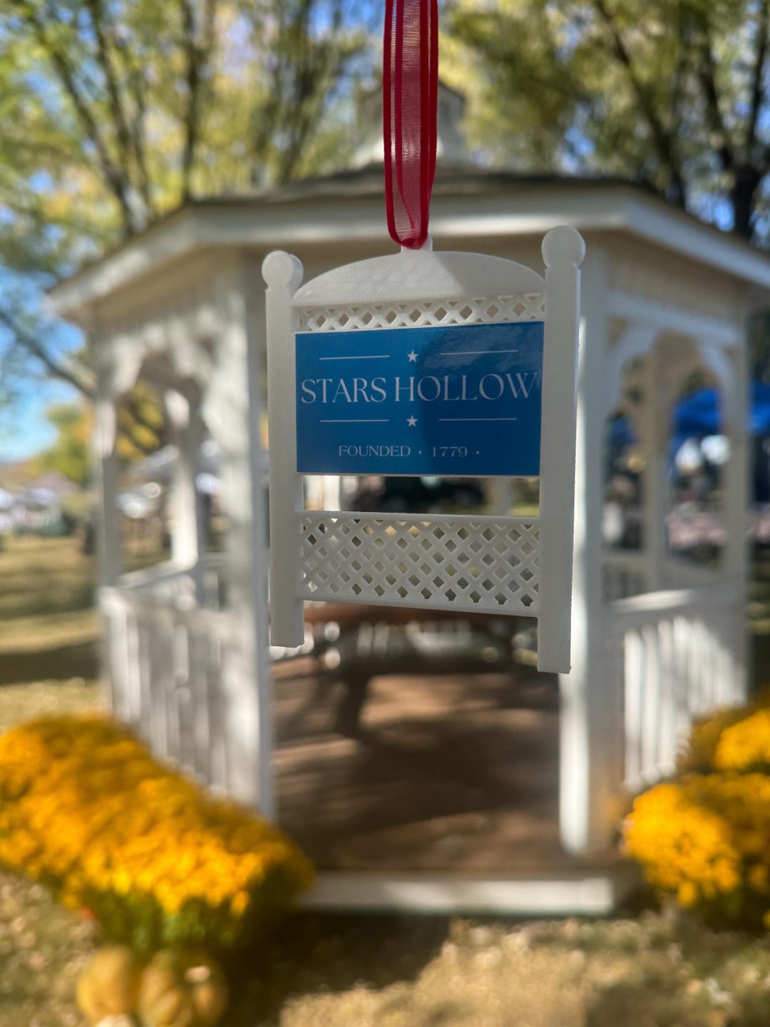 Stars Hollow Sign Christmas Ornament - Etsy