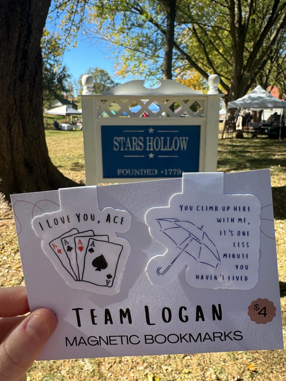 Team Logan Magnetic Bookmarks set of 2 - Etsy