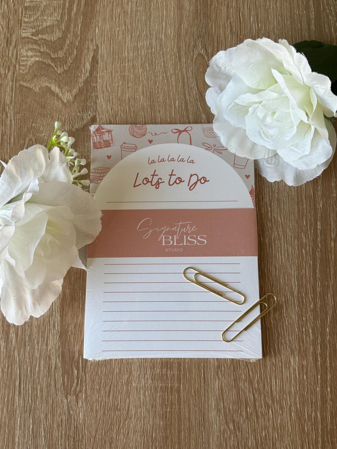 La La La Lots to Do Notepad, to Do List Notepad, Fall Notepad, Cozy ...