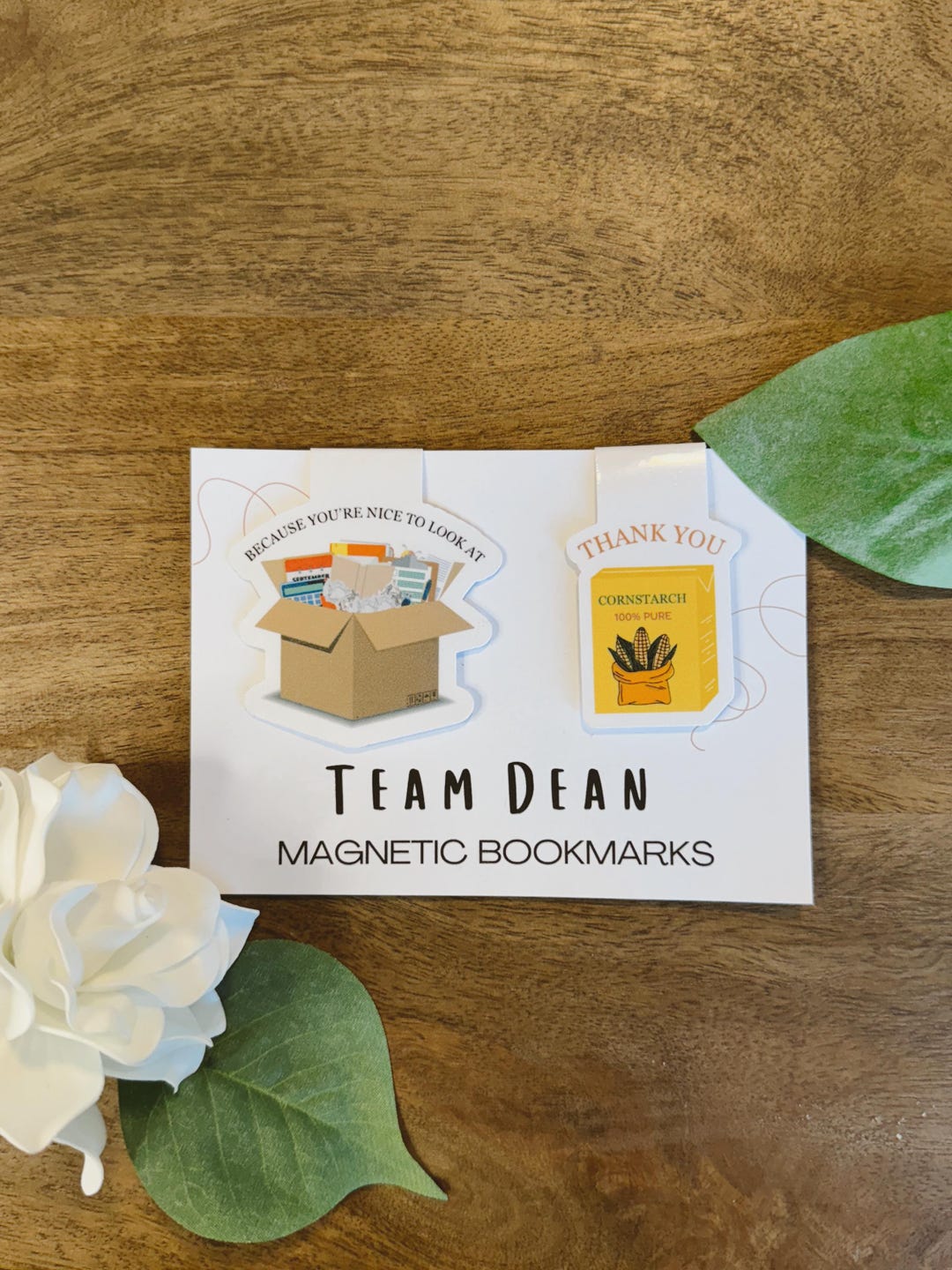 Team Dean Magnetic Bookmarks (set of 2) - Etsy