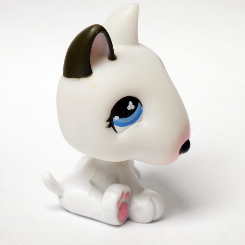 Littlest Pet Shop Authentic EURO Version LPS Bull Terrier Pit Bull Dog ...