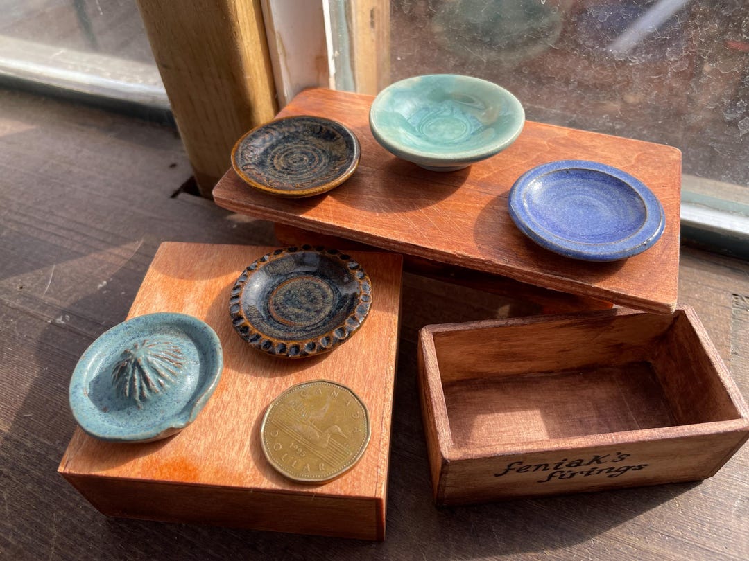 Mini Plates and Platters - One of a Kind Miniatures Ceramic Pottery ...