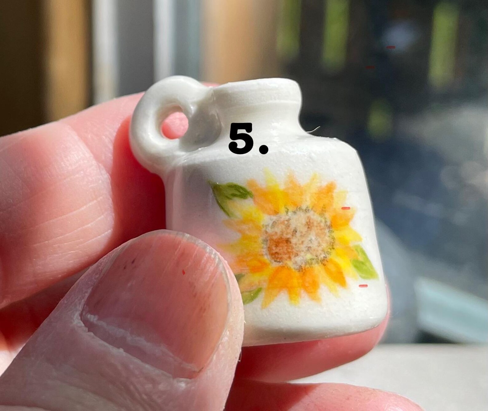 Porcelain Vase Handmade Miniature Ceramic Pottery, Miniature, Flower ...