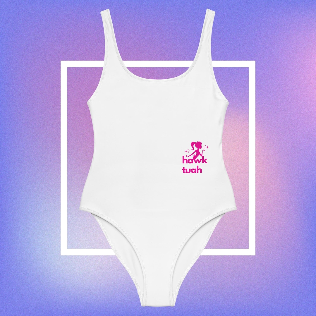 Hawk Tuah Girl One-piece Swimsuit - Etsy