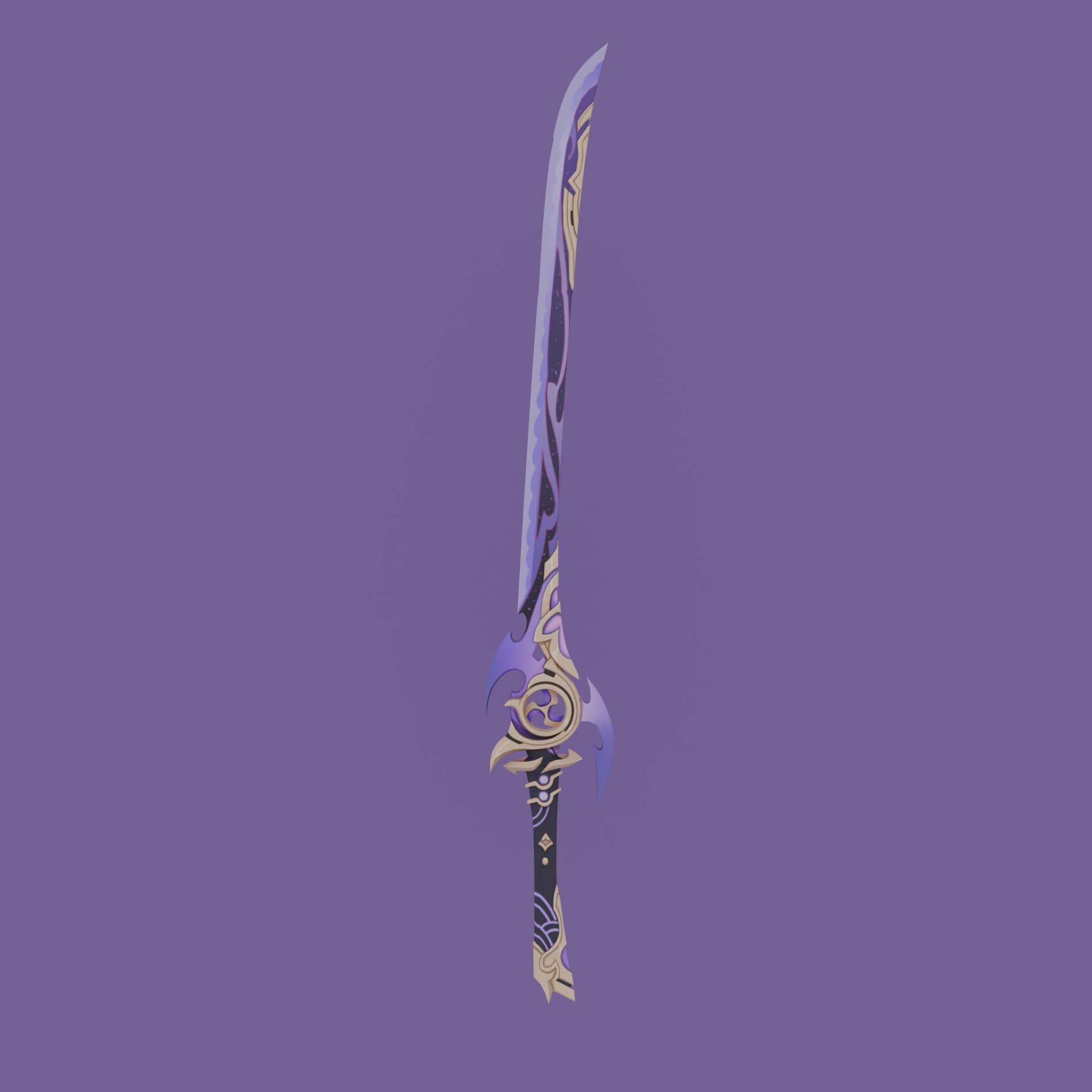 Raiden Shogun Katana 3D Model: Genshin Impact Cosplay Prop (STL File ...