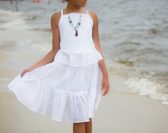 White beach dress | Etsy
